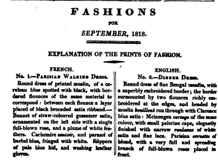 Fashion Influencers, 1818: A Tale of Two Duchesses – The Curator's Curio